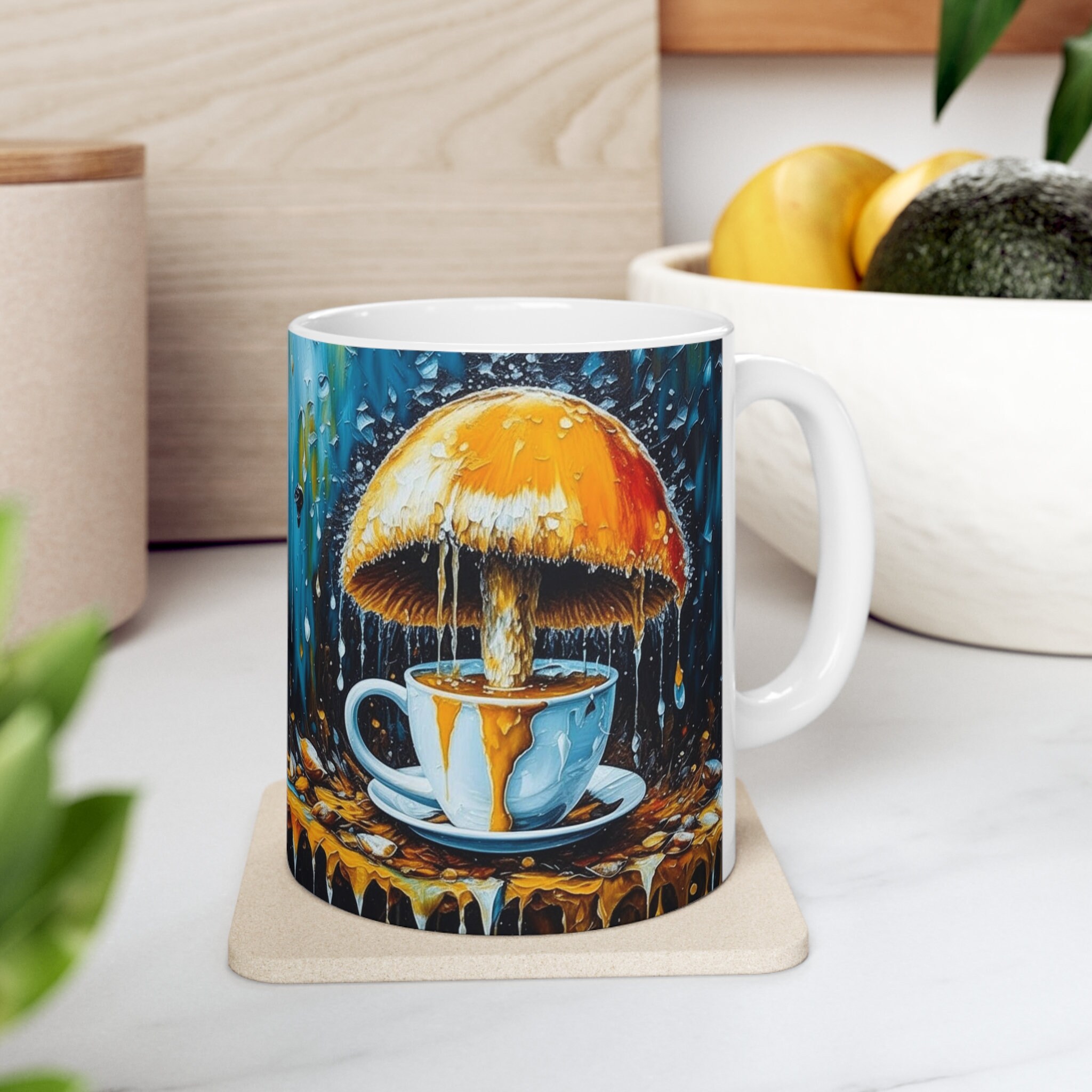 Toadstool Mug Mushroom Coffee Mug Ceramic Mushroom Mug - Etsy