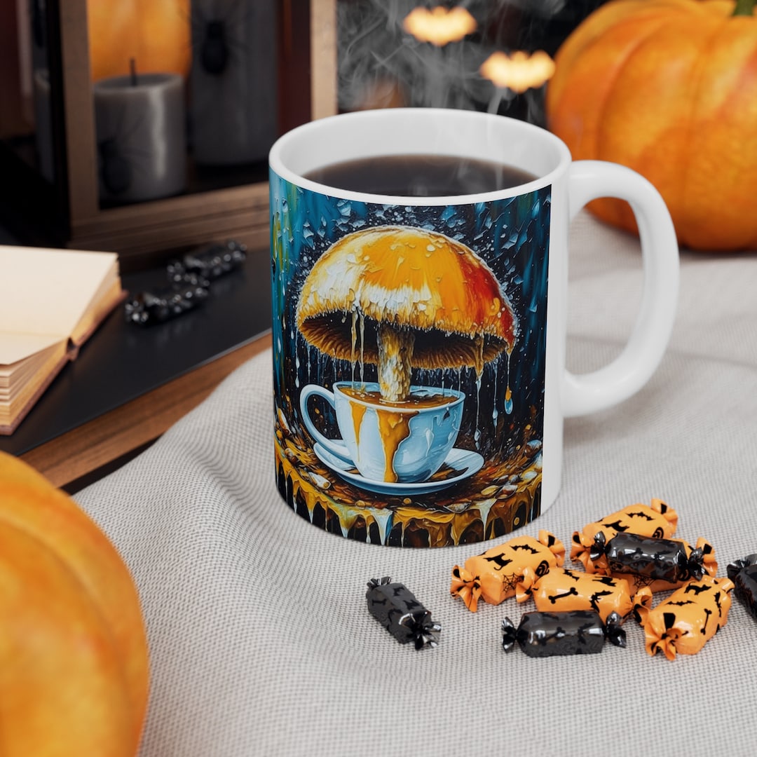 Toadstool Mug Mushroom Coffee Mug Ceramic Mushroom Mug - Etsy