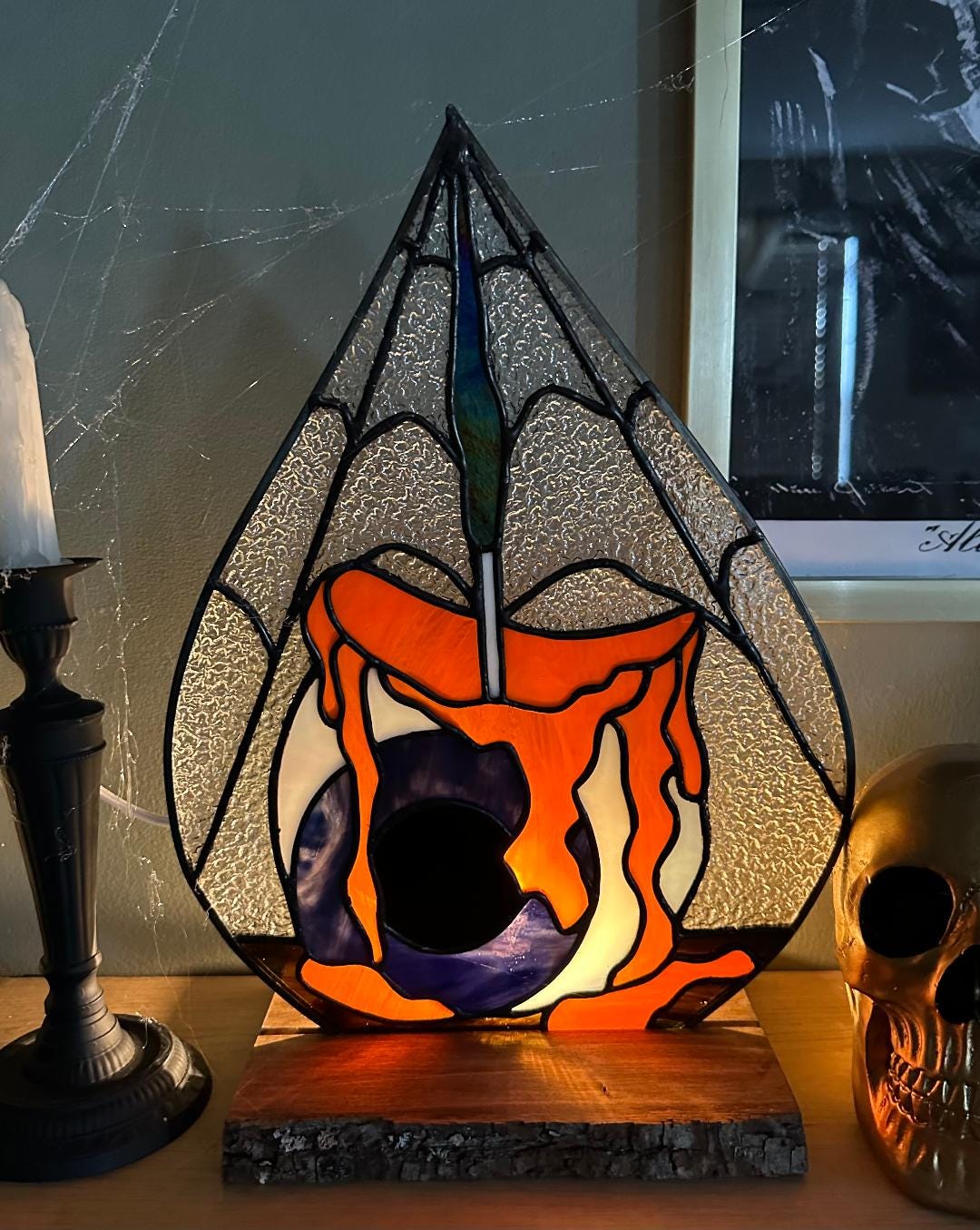 Eyeball Candle Stained Glass Pattern - Etsy