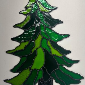 Christmas Tree-stained Glass Pattern - Etsy