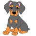 Doberman Puppy-stained Glass Suncatcher Pattern - Etsy