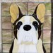 Stained Glass Panel Pattern of a French Bulldog Portrait - Etsy