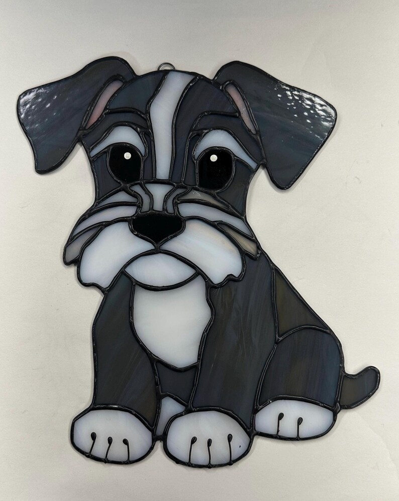 Scottish Terrier Puppy-stained Glass Suncatcher Pattern - Etsy