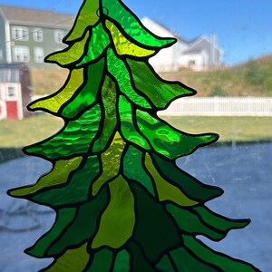 Christmas Tree-stained Glass Pattern - Etsy