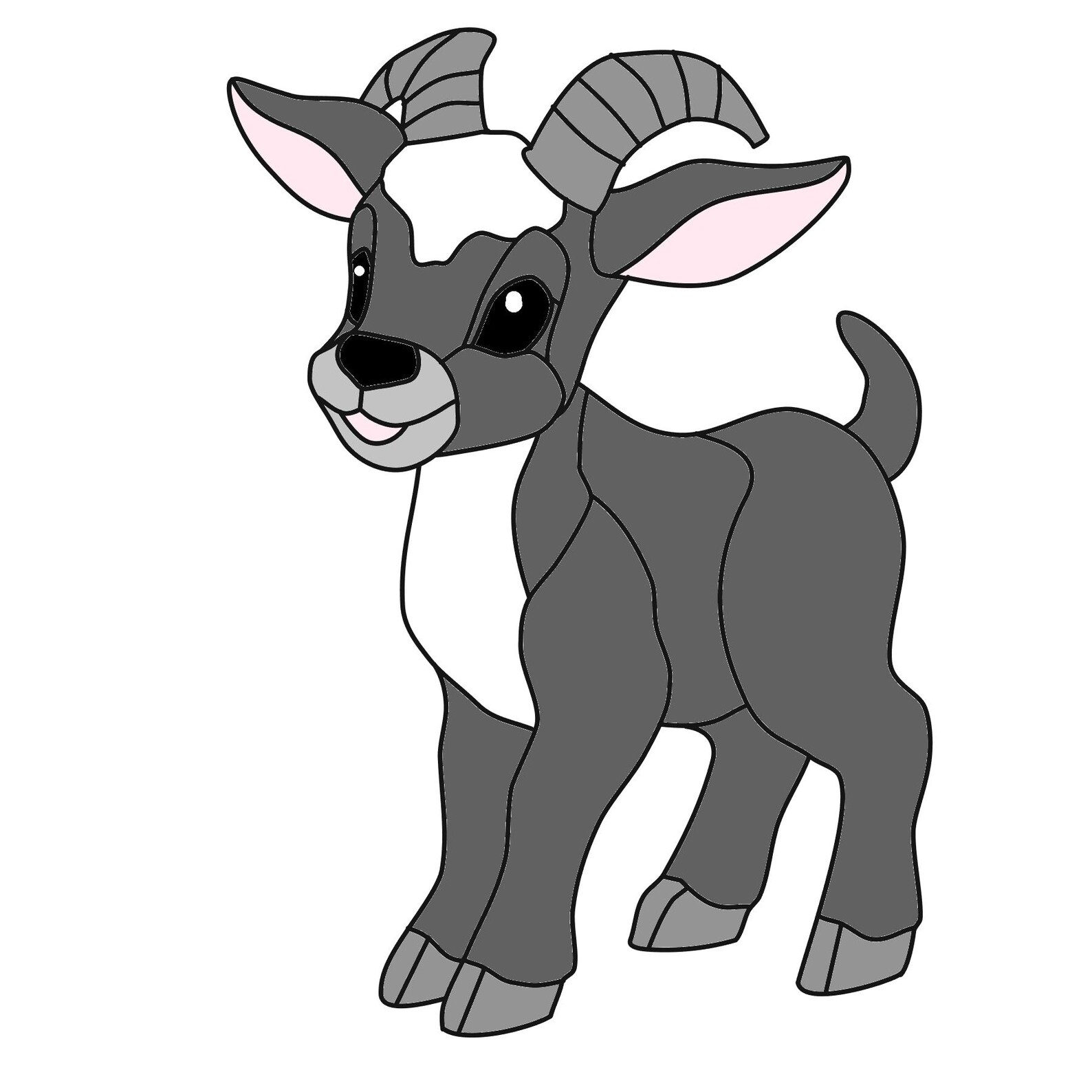 Baby Goat-stained Glass Suncatcher Pattern - Etsy