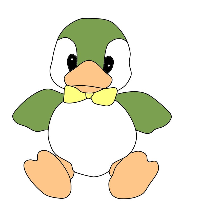 Stuffed Penguin-stained Glass Suncatcher Pattern - Etsy