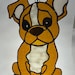 Pitbull Puppy-stained Glass Suncatcher Pattern - Etsy