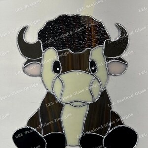 Stuffed Buffalo-stained Glass Suncatcher Pattern - Etsy