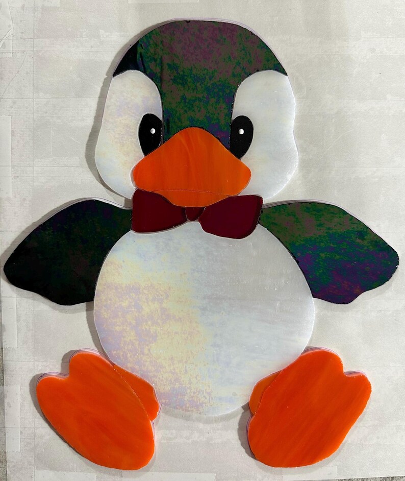 Stuffed Penguin-stained Glass Suncatcher Pattern - Etsy