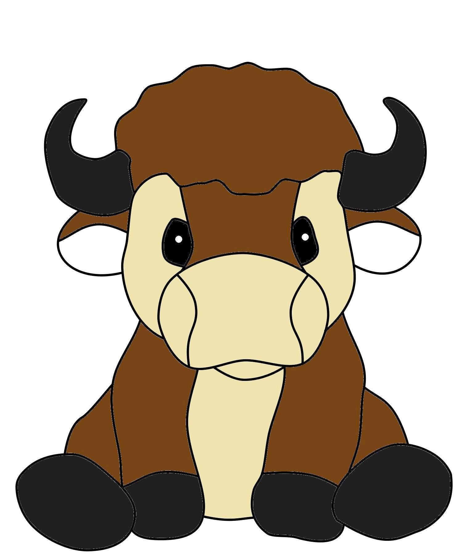 Stuffed Buffalo-stained Glass Suncatcher Pattern - Etsy