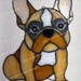 French Bulldog Puppy-stained Glass Suncatcher Pattern - Etsy