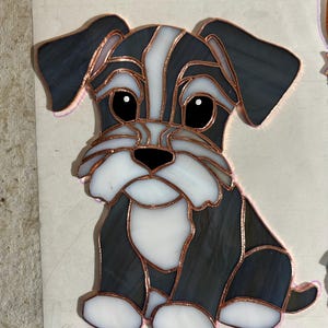 Scottish Terrier Puppy-stained Glass Suncatcher Pattern - Etsy