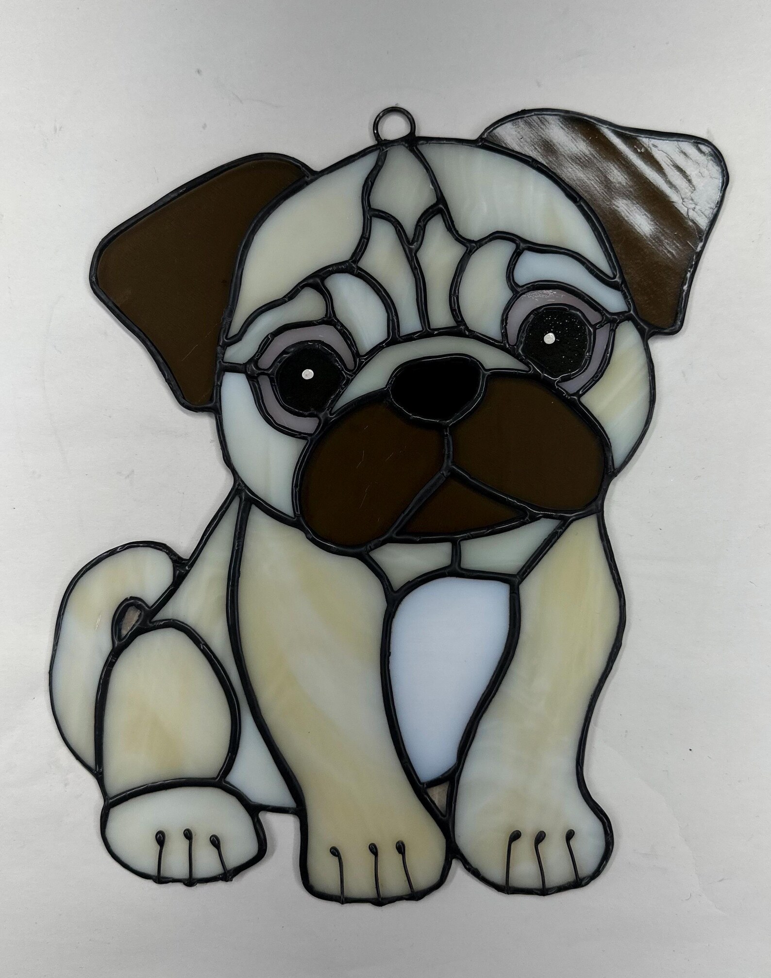 Pug Puppy-stained Glass Suncatcher Pattern - Etsy