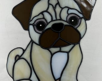 German Shepherd Puppy-stained Glass Suncatcher Pattern - Etsy