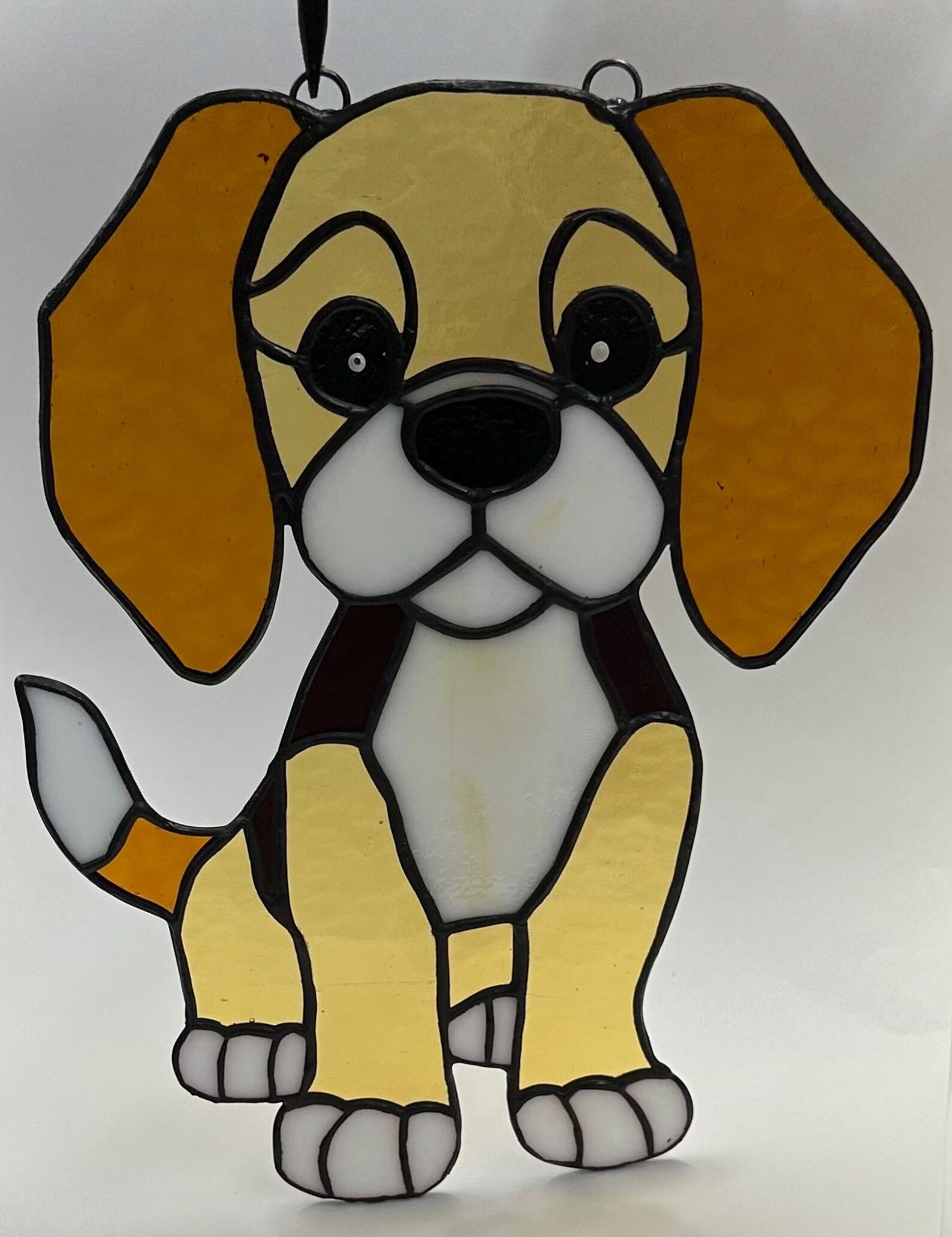 Beagle Puppy Suncatcher-stained Glass Pattern - Etsy