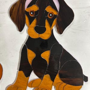 Doberman Puppy-stained Glass Suncatcher Pattern - Etsy
