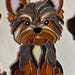 Yorkie Puppy-stained Glass Suncatcher Pattern - Etsy