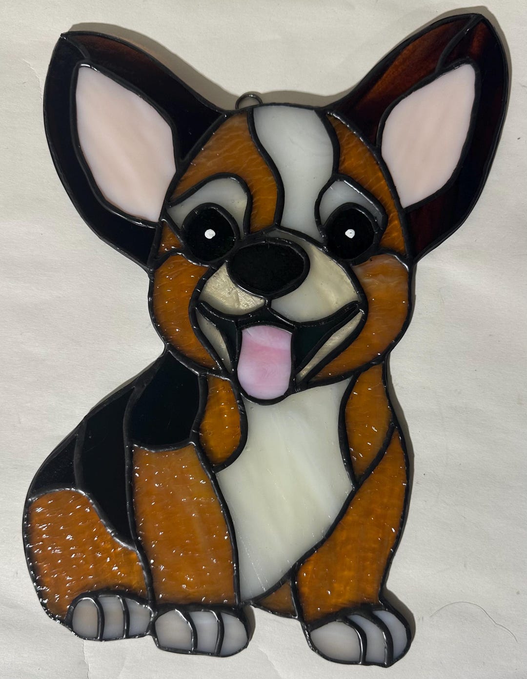 Corgi Puppy-stained Glass Suncatcher Pattern - Etsy