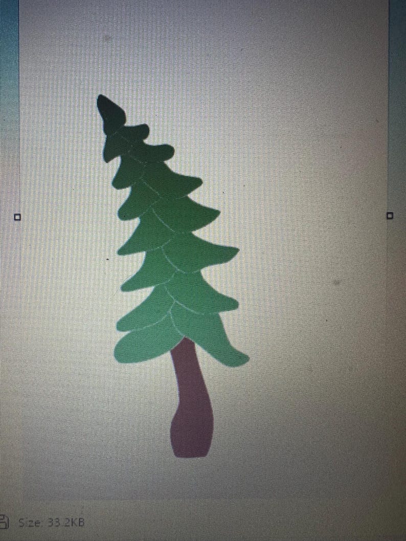 Evergreen Tree-stained Glass Pattern - Etsy