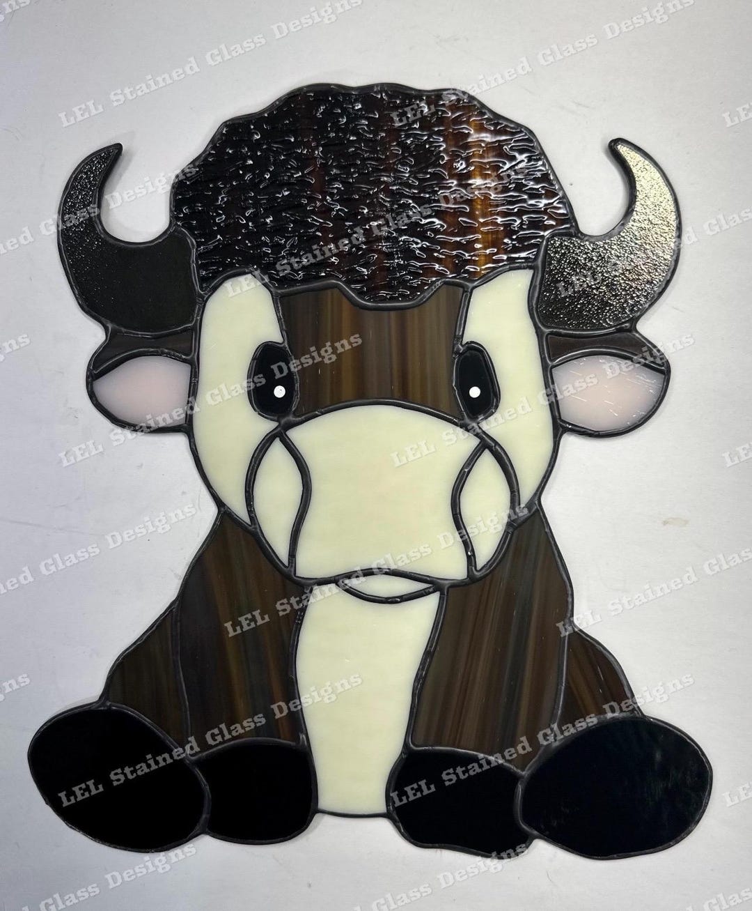Stuffed Buffalo-stained Glass Suncatcher Pattern - Etsy