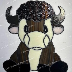 Stuffed Buffalo-stained Glass Suncatcher Pattern - Etsy