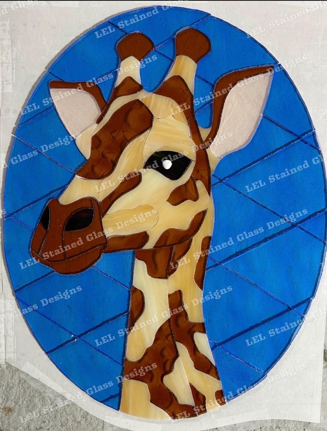 Giraffe Bust Panel Pattern - Etsy