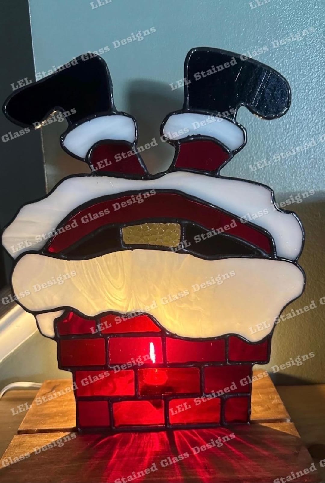 Santa Stuck in Snowy Chimney Pattern - Etsy