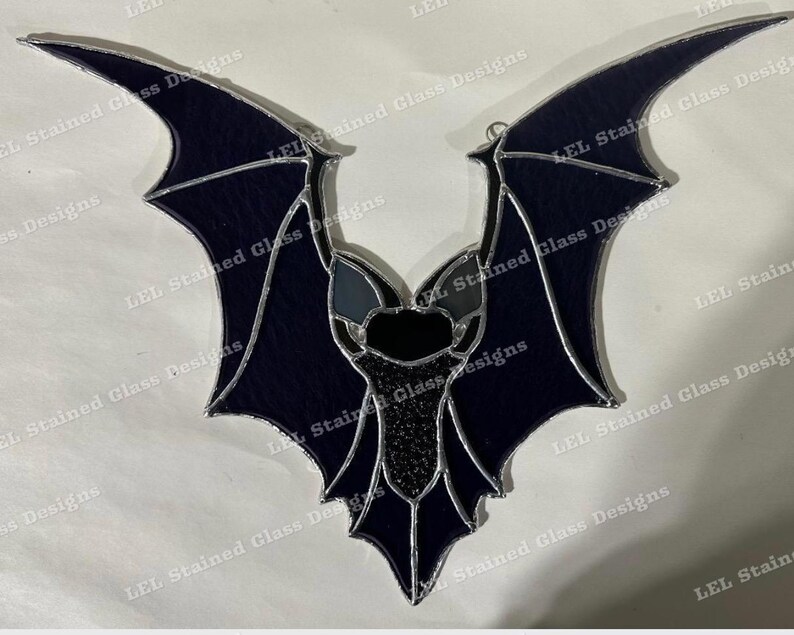 Bat Stained Glass Pattern - Etsy