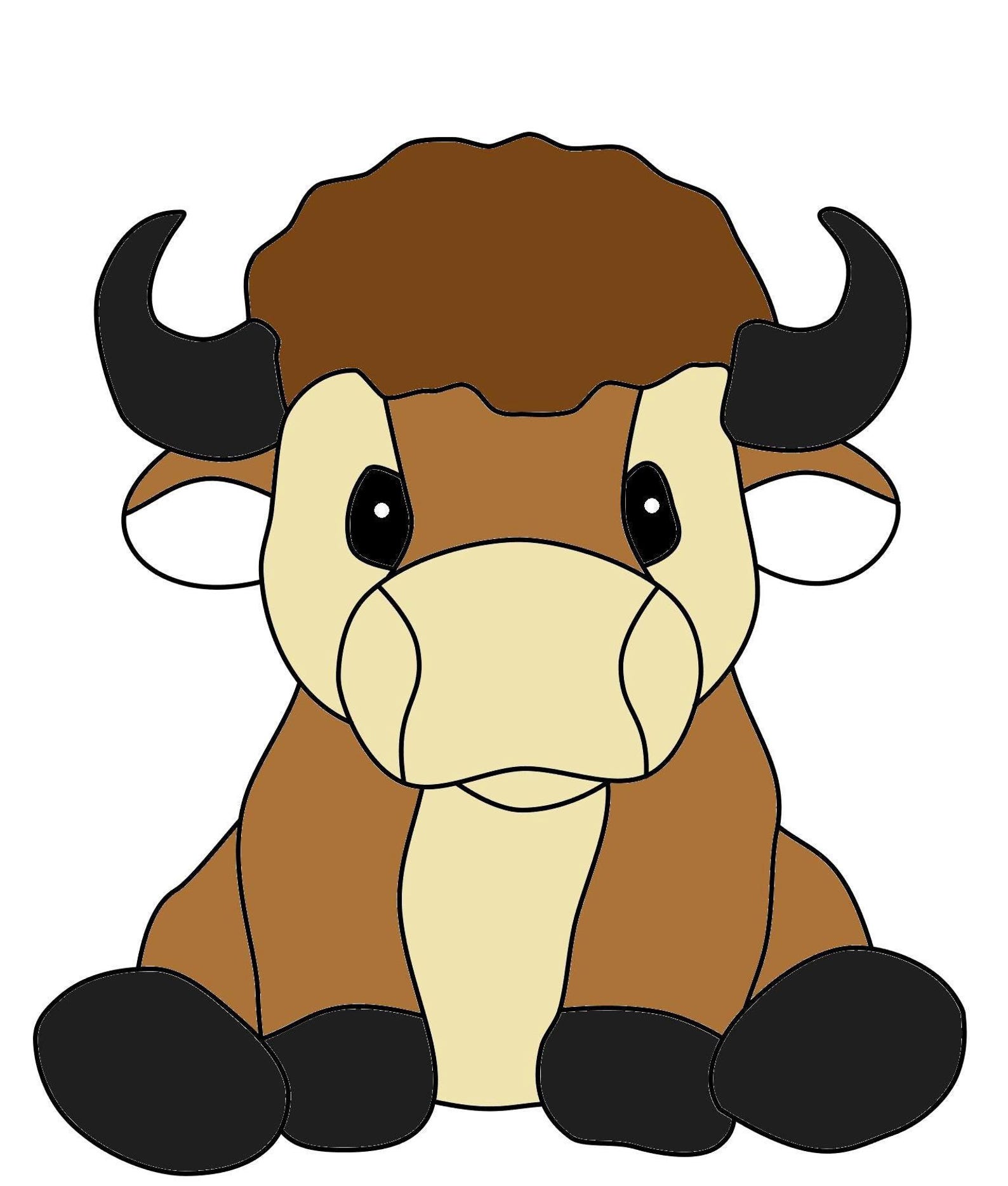 Stuffed Buffalo-stained Glass Suncatcher Pattern - Etsy