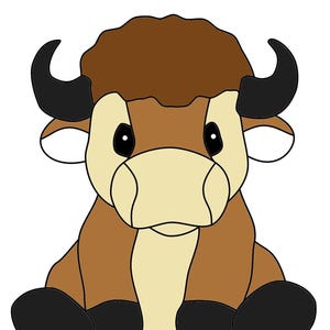 Stuffed Buffalo-stained Glass Suncatcher Pattern - Etsy