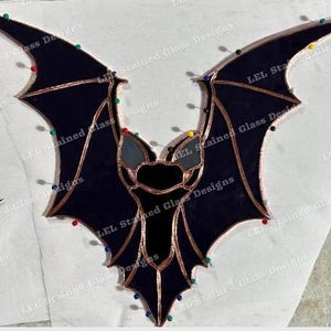 Bat Stained Glass Pattern - Etsy