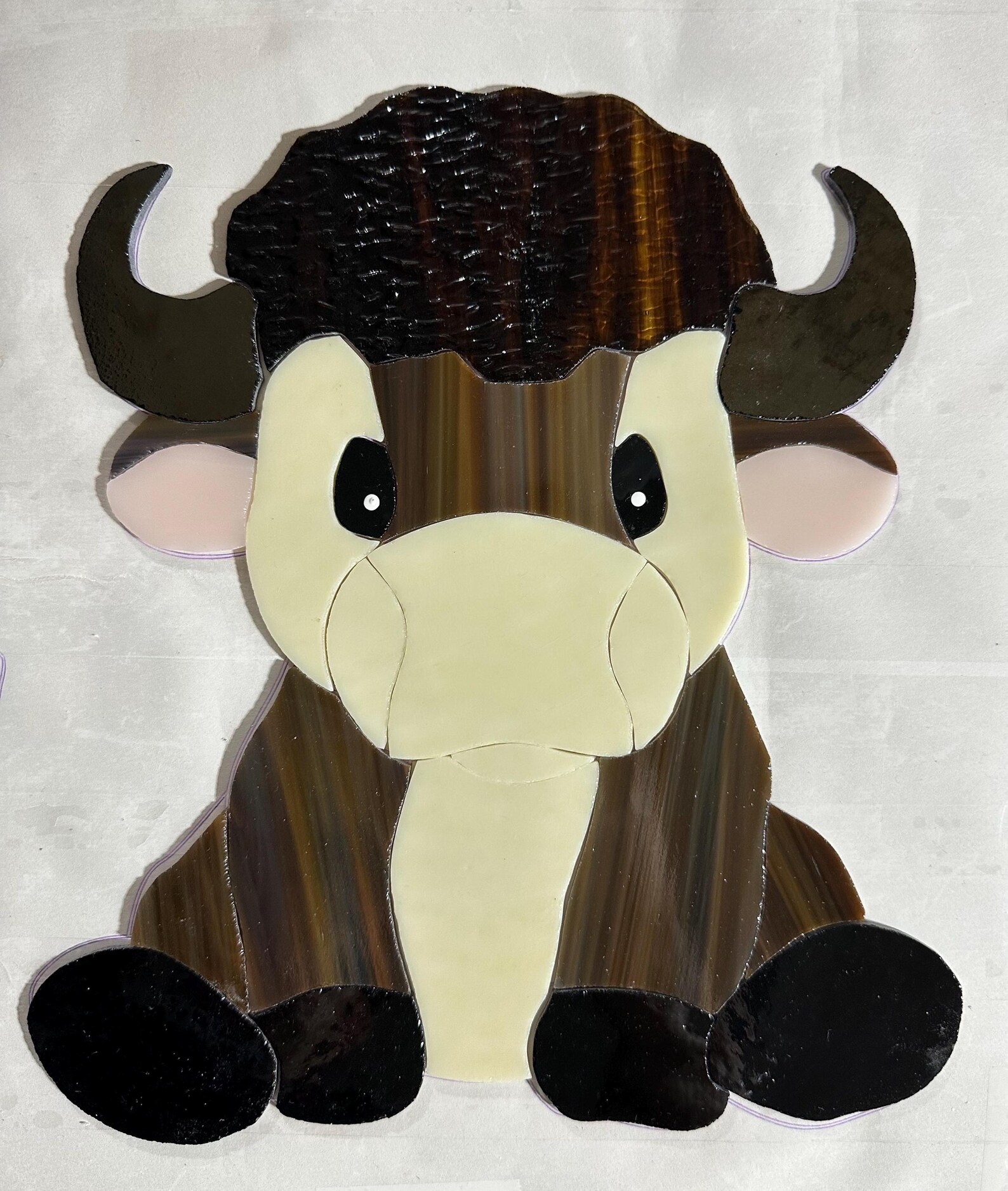 Stuffed Buffalo-stained Glass Suncatcher Pattern - Etsy
