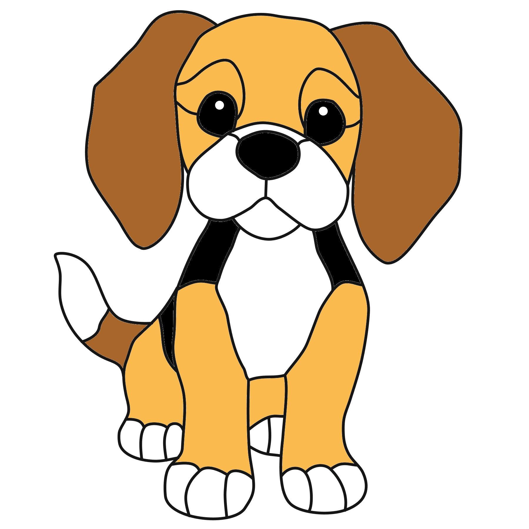 Beagle Puppy Suncatcher-stained Glass Pattern - Etsy