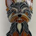 Yorkie Puppy-stained Glass Suncatcher Pattern - Etsy