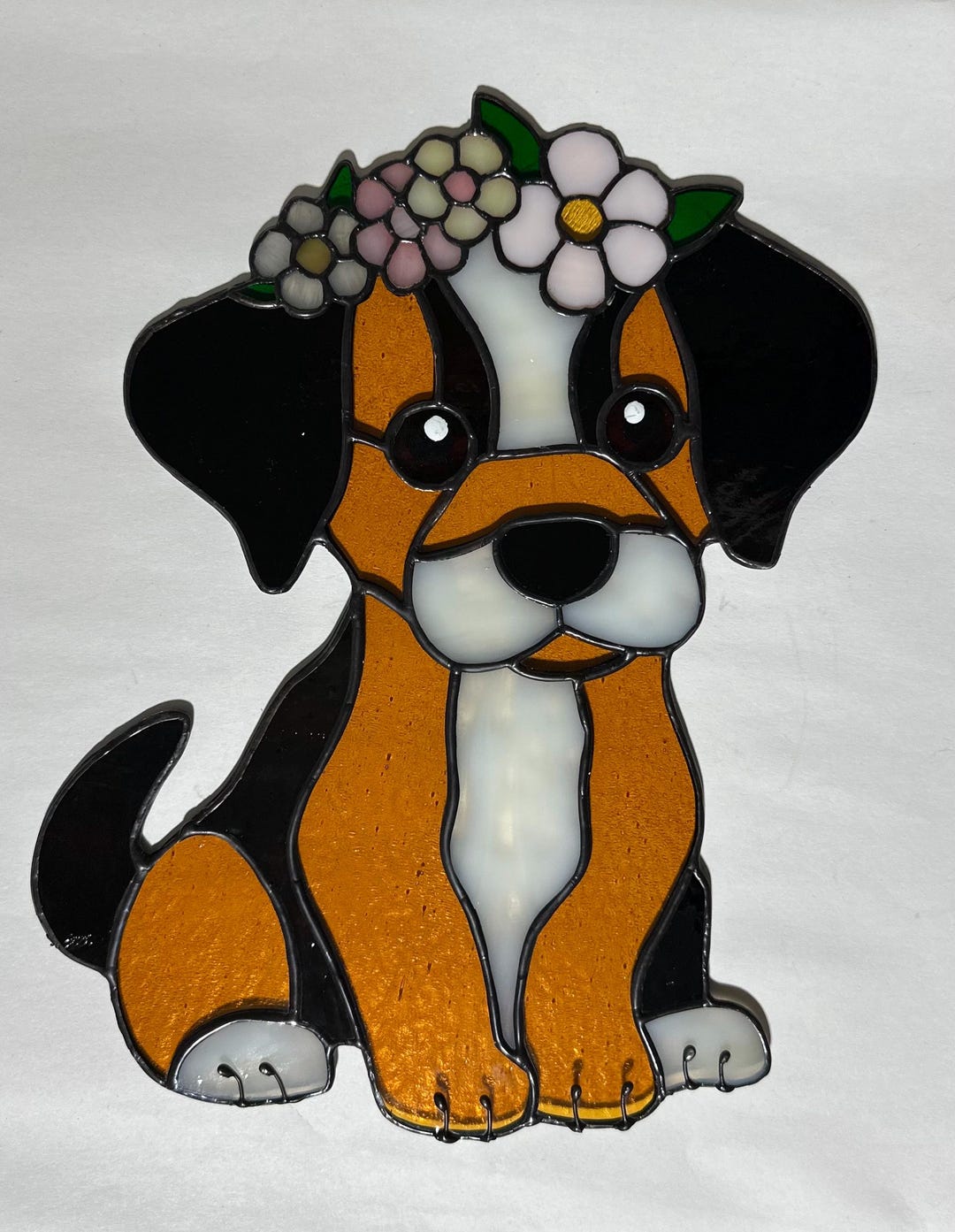 Puppy-stained Glass Suncatcher Pattern - Etsy