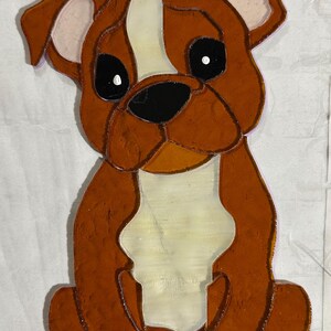 Pitbull Puppy-stained Glass Suncatcher Pattern - Etsy