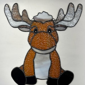 Stuffed Moose-stained Glass Suncatcher Pattern - Etsy
