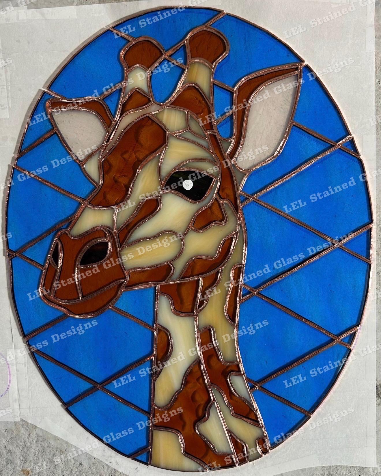 Giraffe Bust Panel Pattern - Etsy