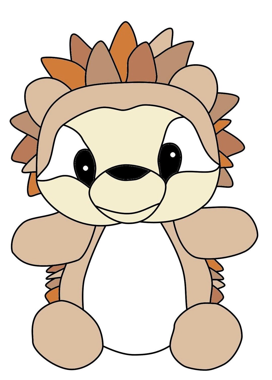 Stuffed Hedgehog-stained Glass Suncatcher Pattern - Etsy