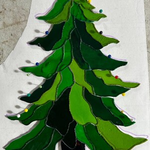 Christmas Tree-stained Glass Pattern - Etsy