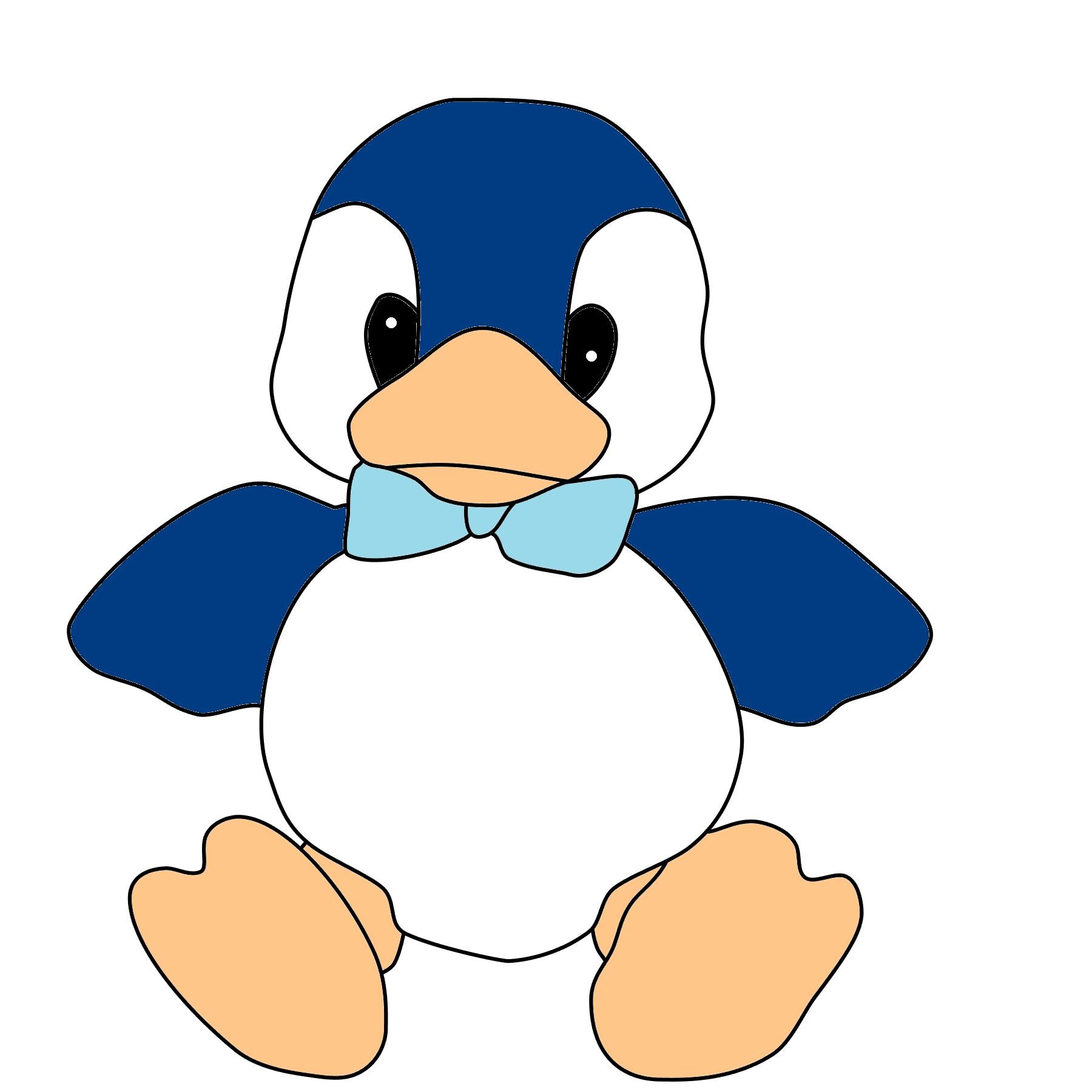 Stuffed Penguin-stained Glass Suncatcher Pattern - Etsy