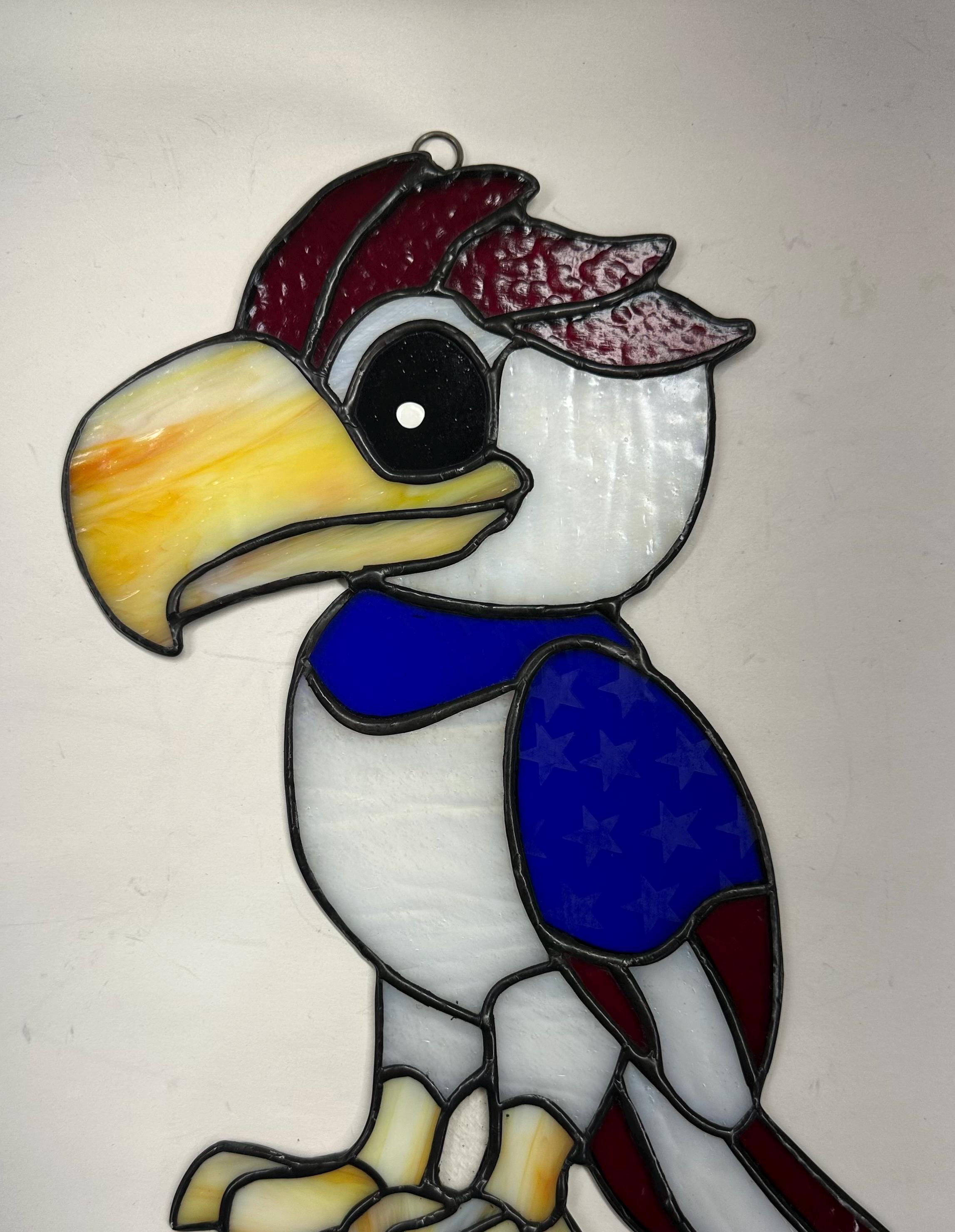 Stuffed Bald Eagle-stained Glass Suncatcher Pattern - Etsy