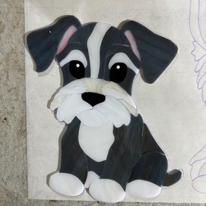 Scottish Terrier Puppy-stained Glass Suncatcher Pattern - Etsy