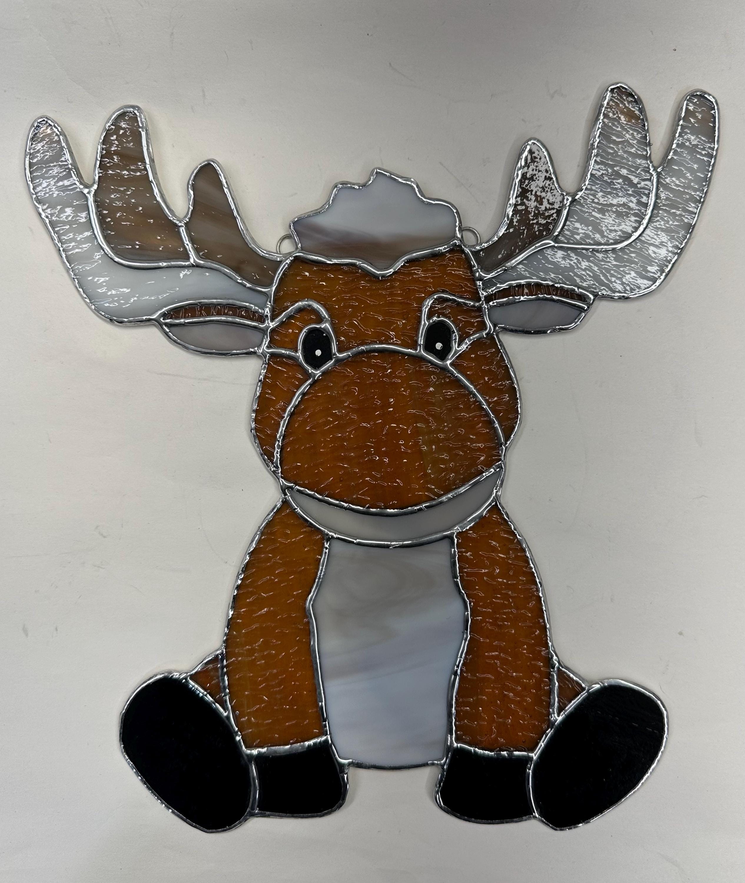 Stuffed Moose-stained Glass Suncatcher Pattern - Etsy