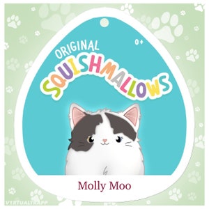 CUSTOM SQUISHMALLOW TAGS (cat Version) (read Description!!) - Etsy