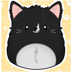 CUSTOM SQUISHMALLOW TAGS (cat Version) (read Description!!) - Etsy