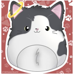 CUSTOM SQUISHMALLOW TAGS (cat Version) (read Description!!) - Etsy