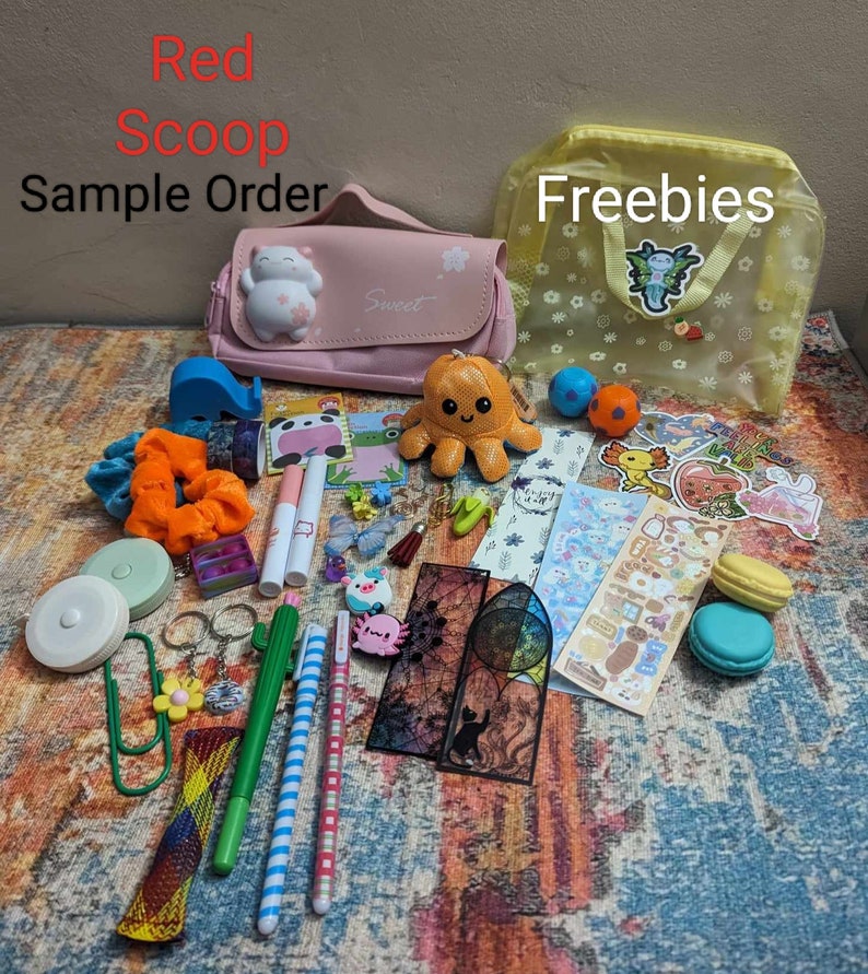 Lucky Surprise Mystery Scoops, Kawaii Cute Birthday Scoops, Large Items ...