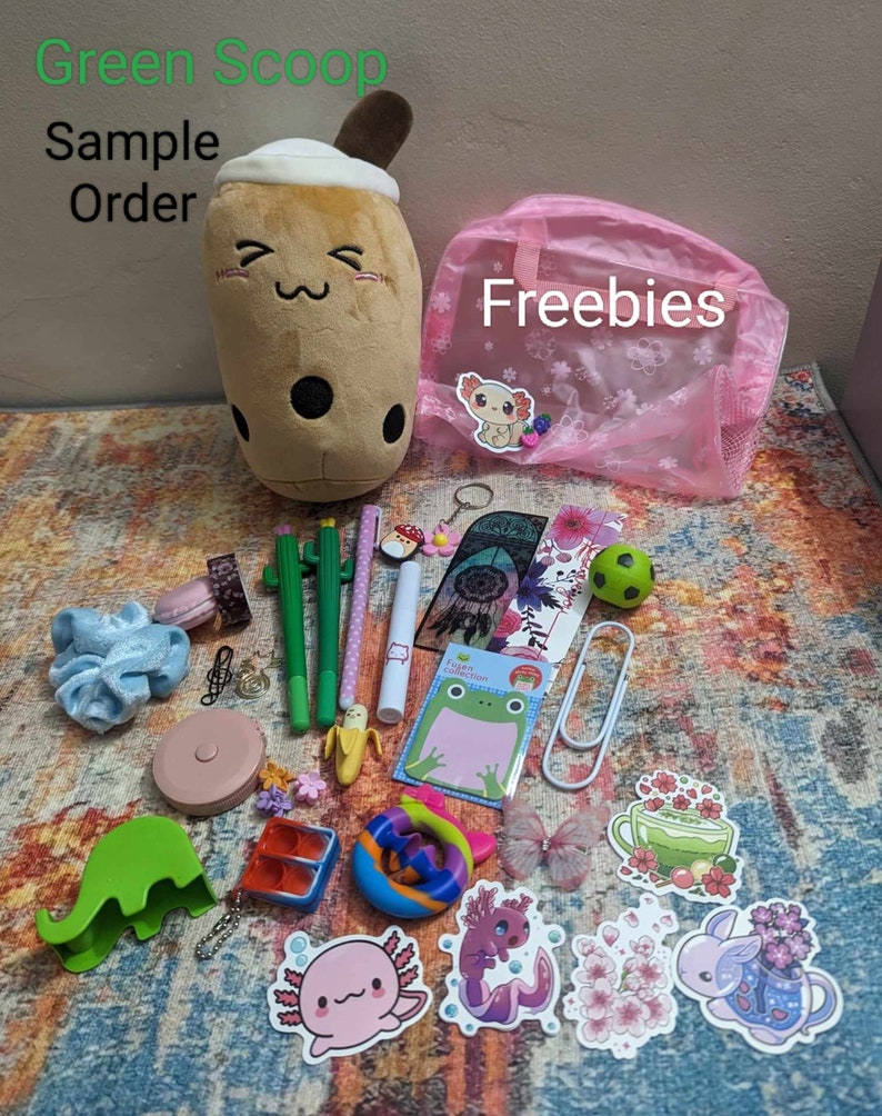 Lucky Surprise Mystery Scoops, Kawaii Cute Birthday Scoops, Large Items ...