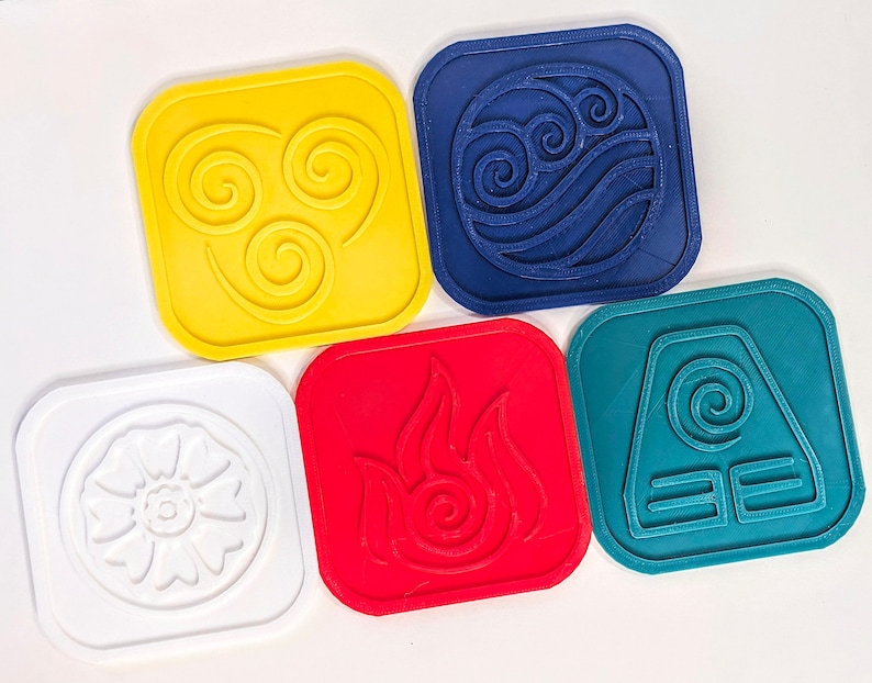 Avatar the Last Airbender Coaster Set, Drinkware Coasters, Nickelodeon ...